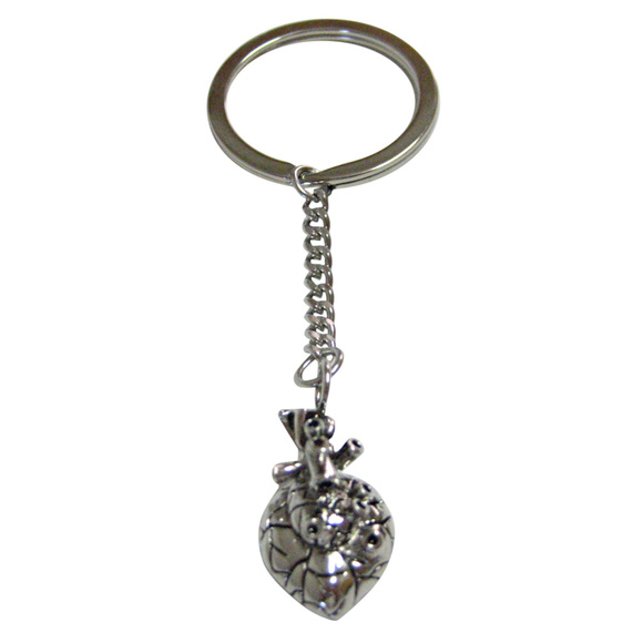 Kiola Designs | Accessories | Silver Toned Anatomy Heart Pendant ...